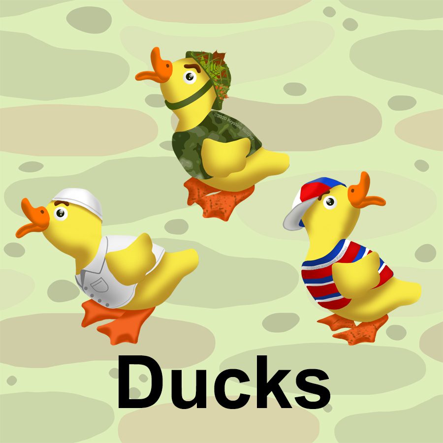 Ducks : Art and Design by Krystine Kercher