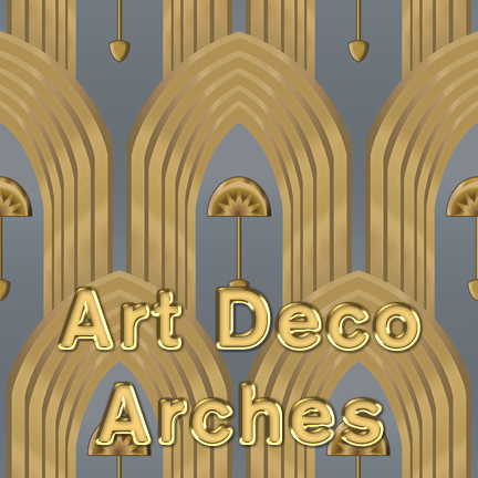 Art Deco Arches : Art and Design by Krystine Kercher