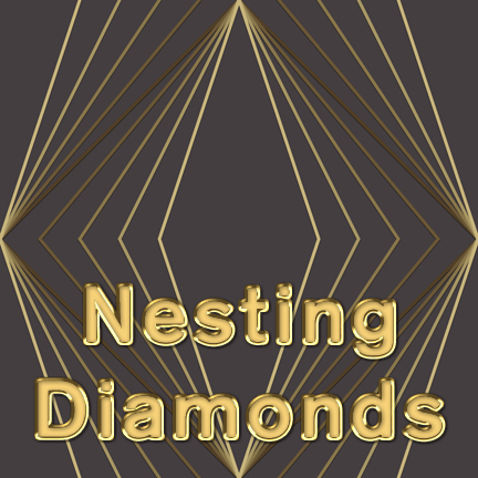 Nesting Diamonds : Art and Design by Krystine Kercher
