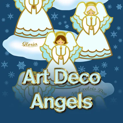Art Deco Angels : Art and Design by Krystine Kercher